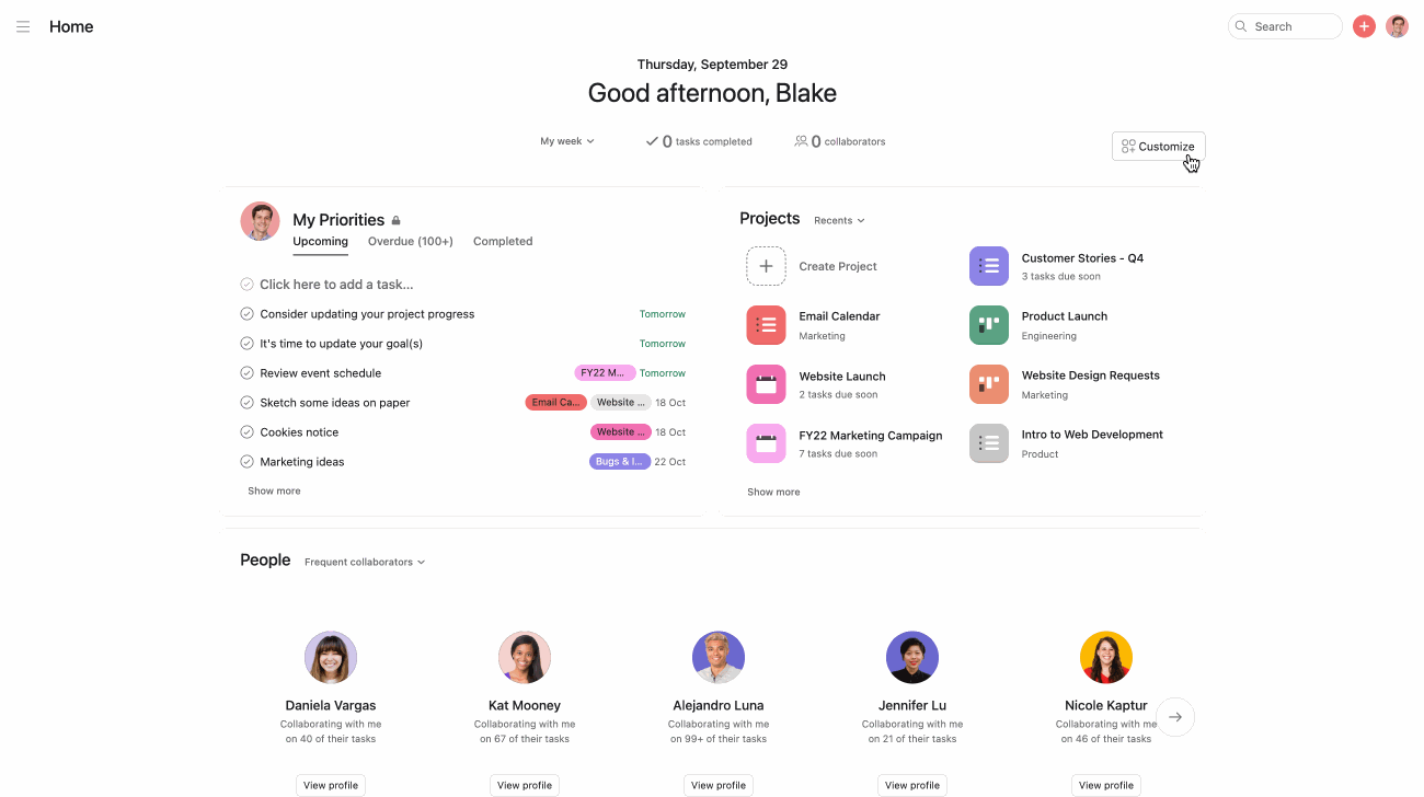Get started with Asana Goals
