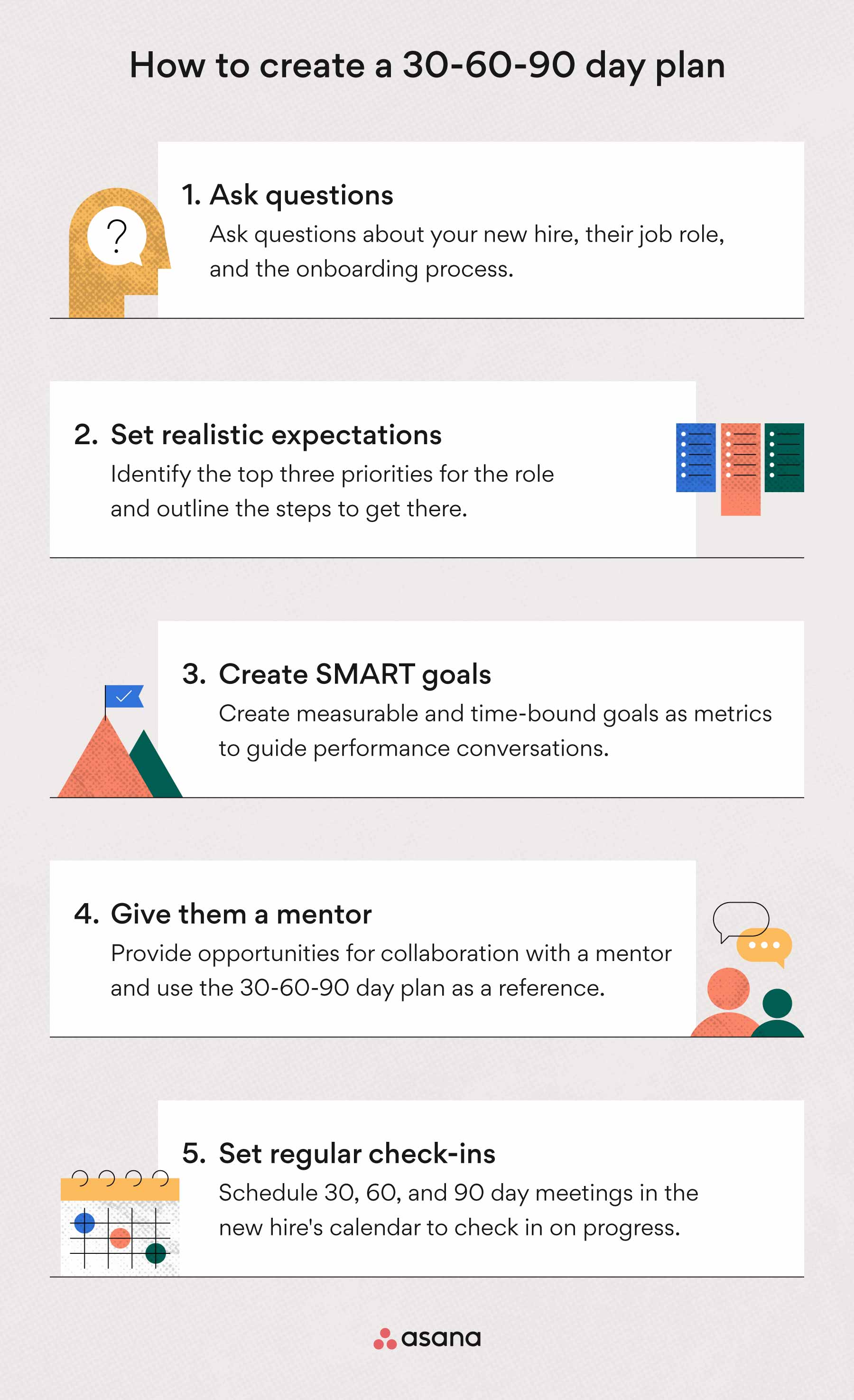 30 60 90 Day Plan How To Onboard New Hires With Ease Asana