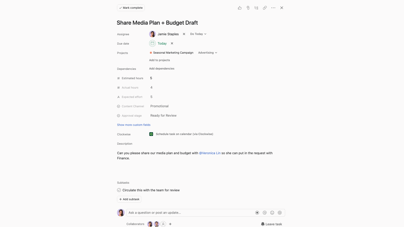 How to Assign Tasks in Asana