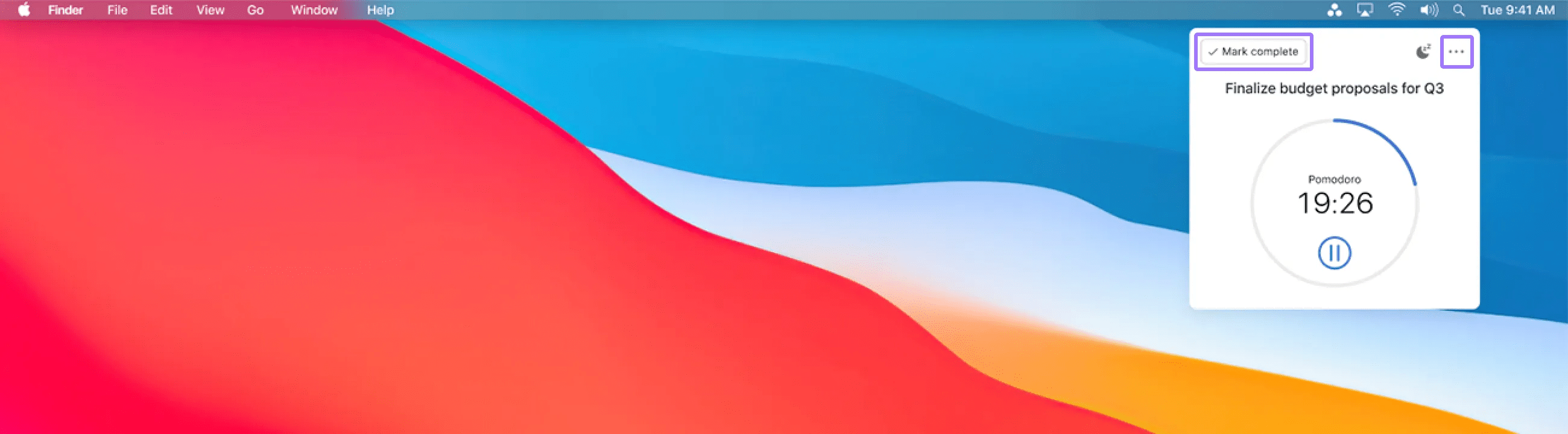 Desktop-App von Asana