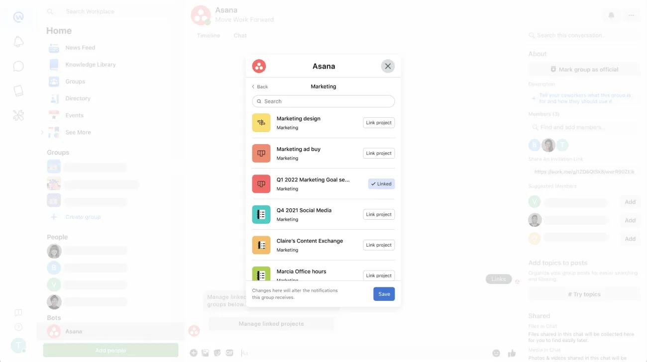 Asana and Workplace from Meta