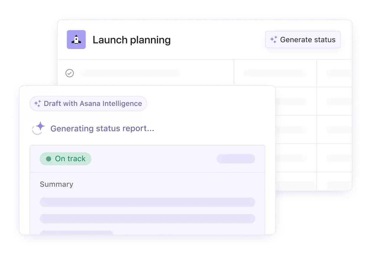 Asana Intelligence - AI for Work & Project Management • Asana