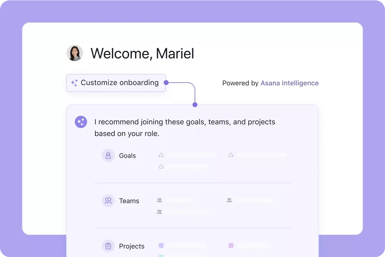 Asana Intelligence - AI for Work & Project Management • Asana