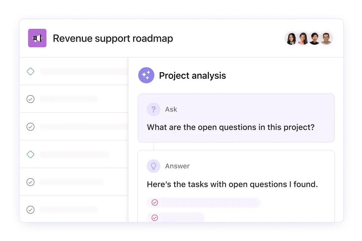 What's new and coming soon, product updates • Asana