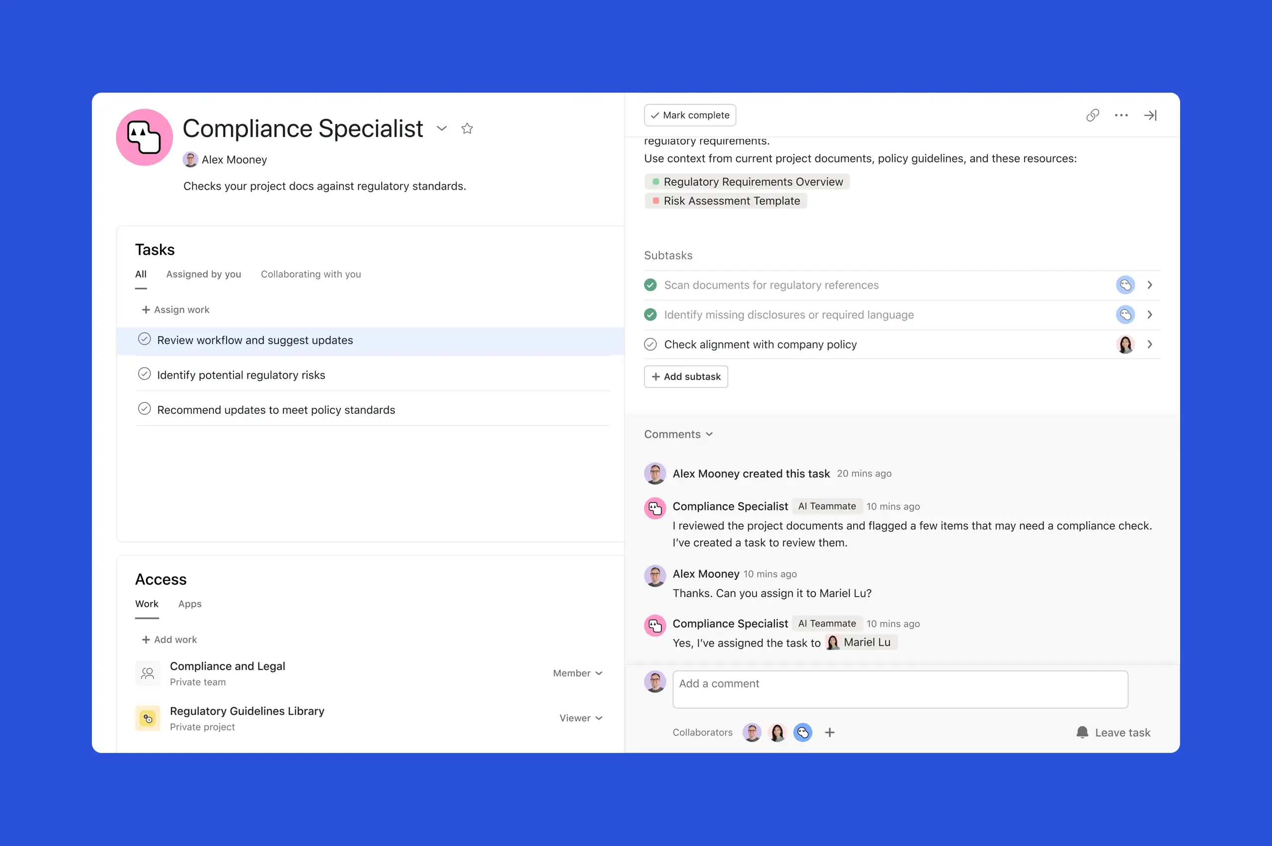 Asana AI Teammates: Powerful Agents Ready to Work with Your Team [2026 ...