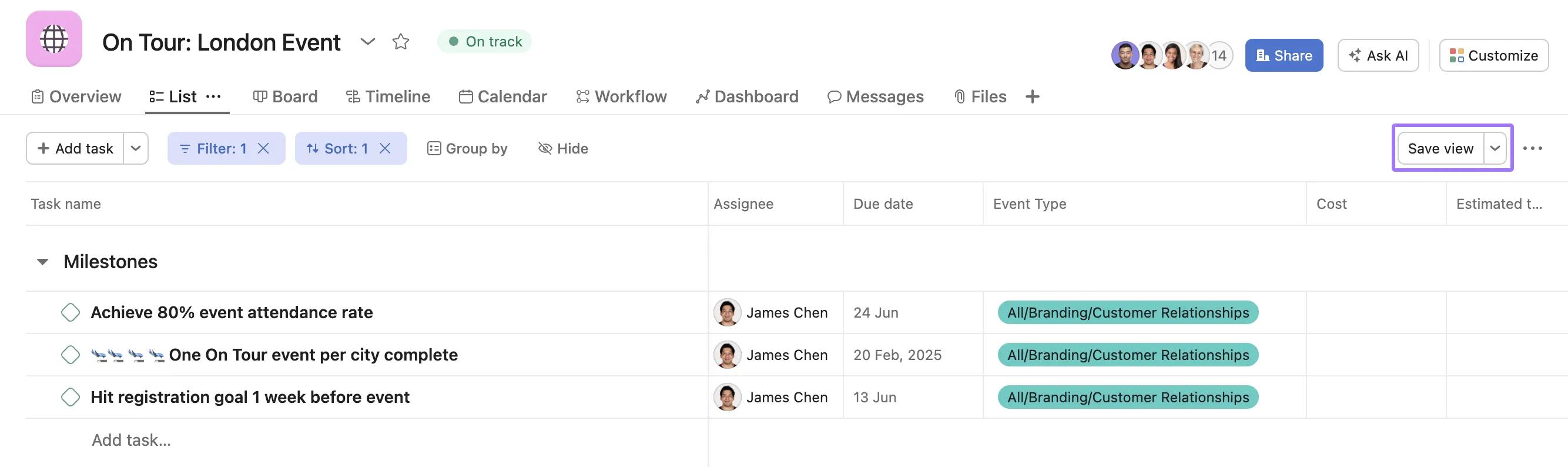 How to Create and Organize Projects in Asana