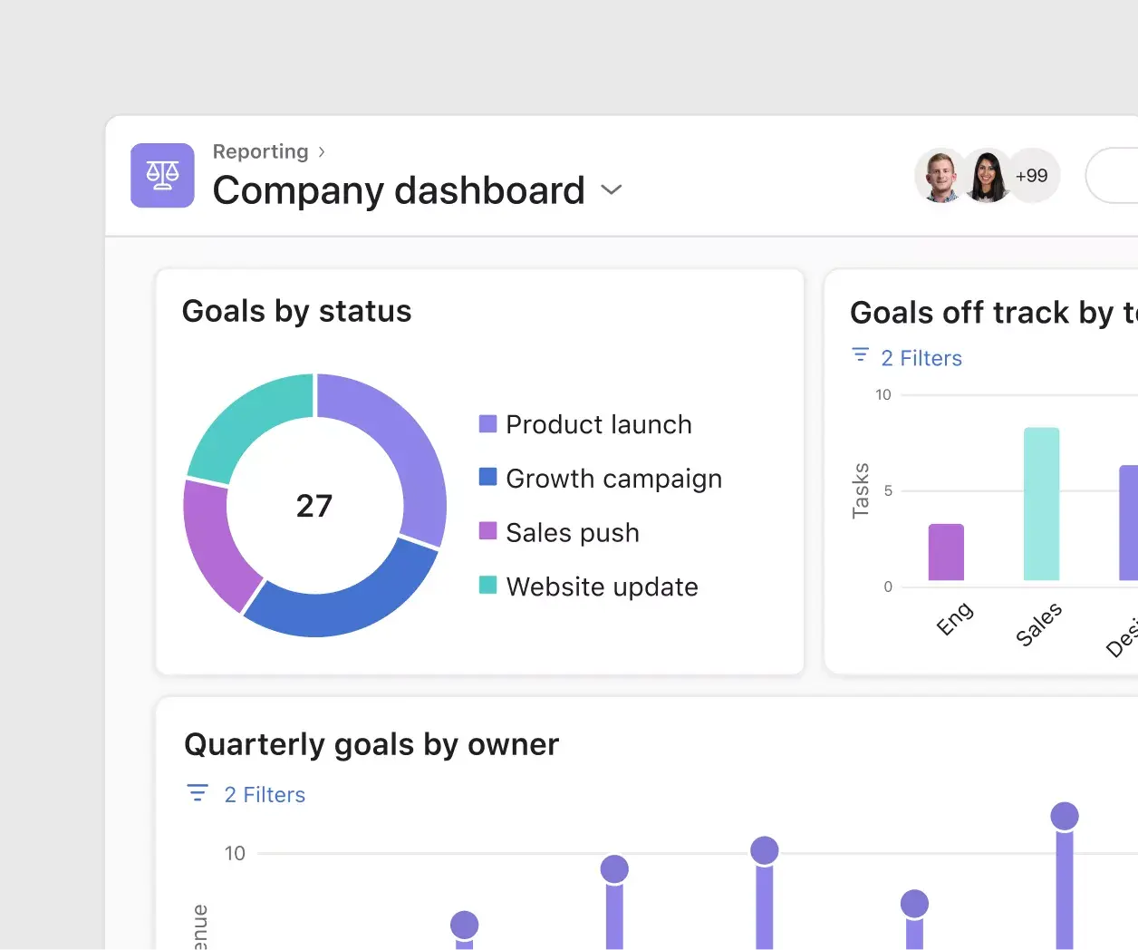 The flexible solution for enterprise companies • Asana