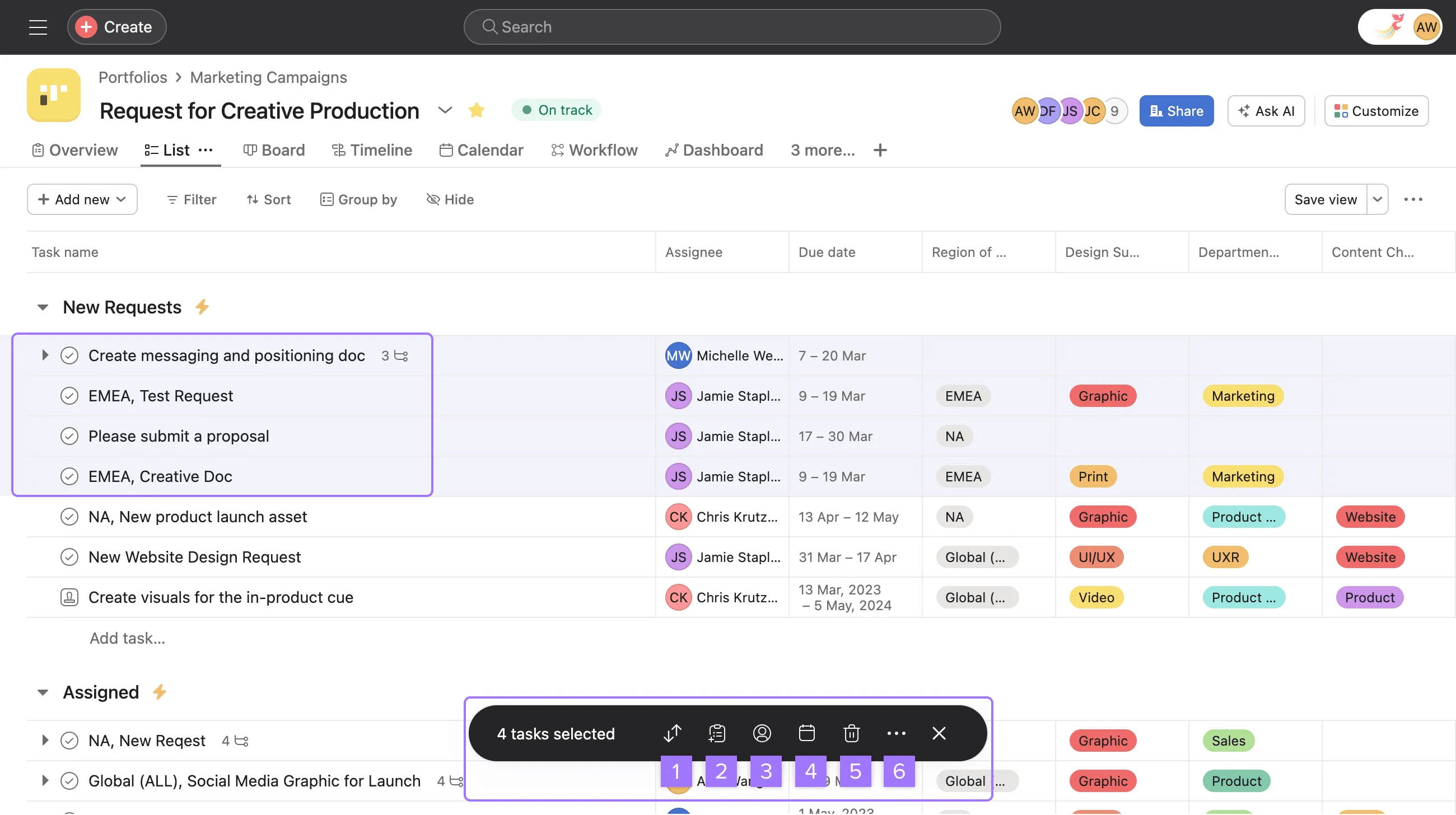 La Tabla De Tareas Es La Ver Tareas | CustomGuide