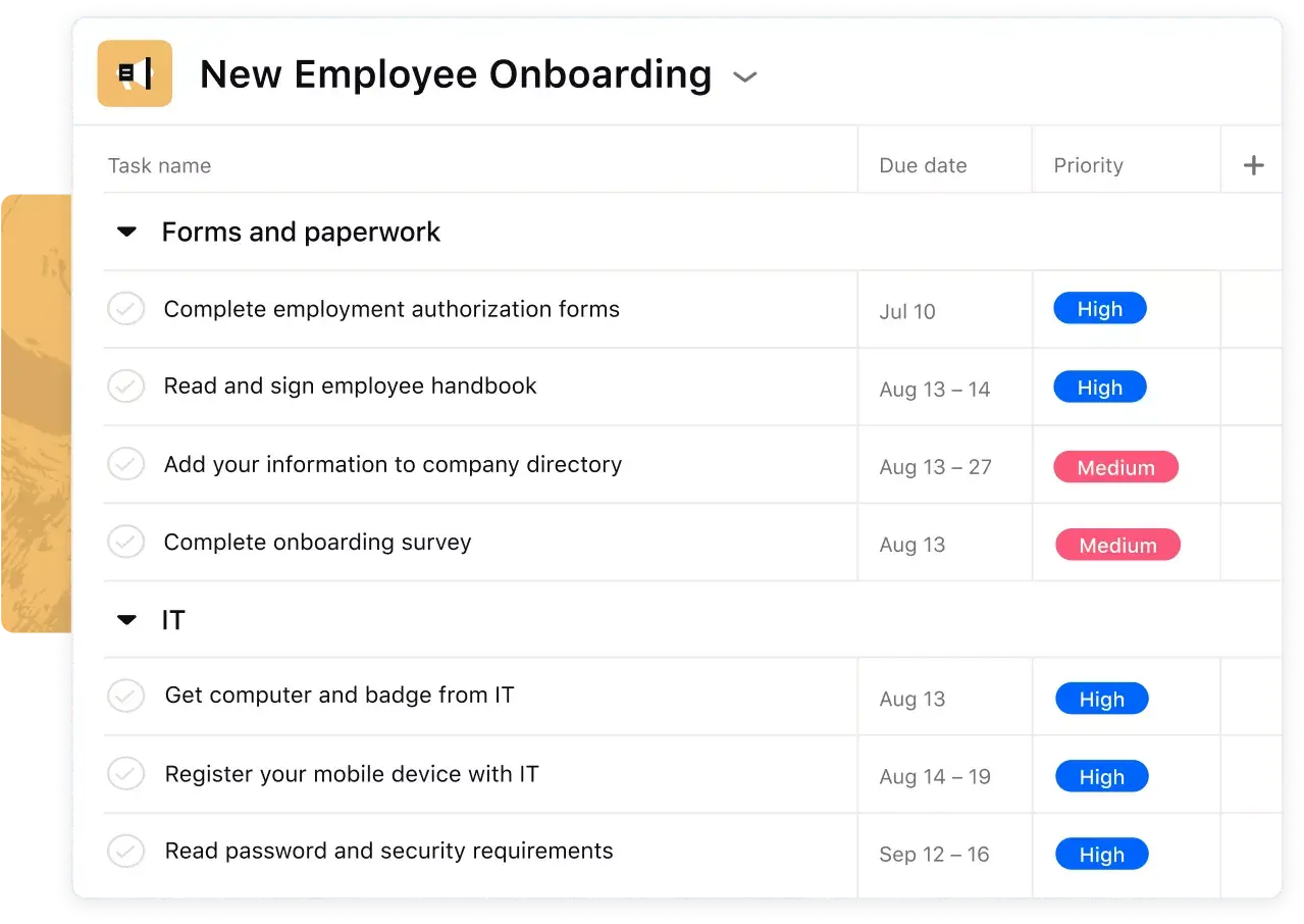 4 Steps to Create an Employee Onboarding Process [2024] • Asana