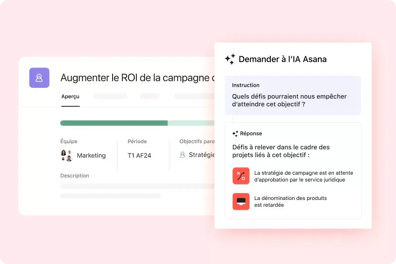 IA Asana - L’IA pour la gestion du travail et des projets • Asana
