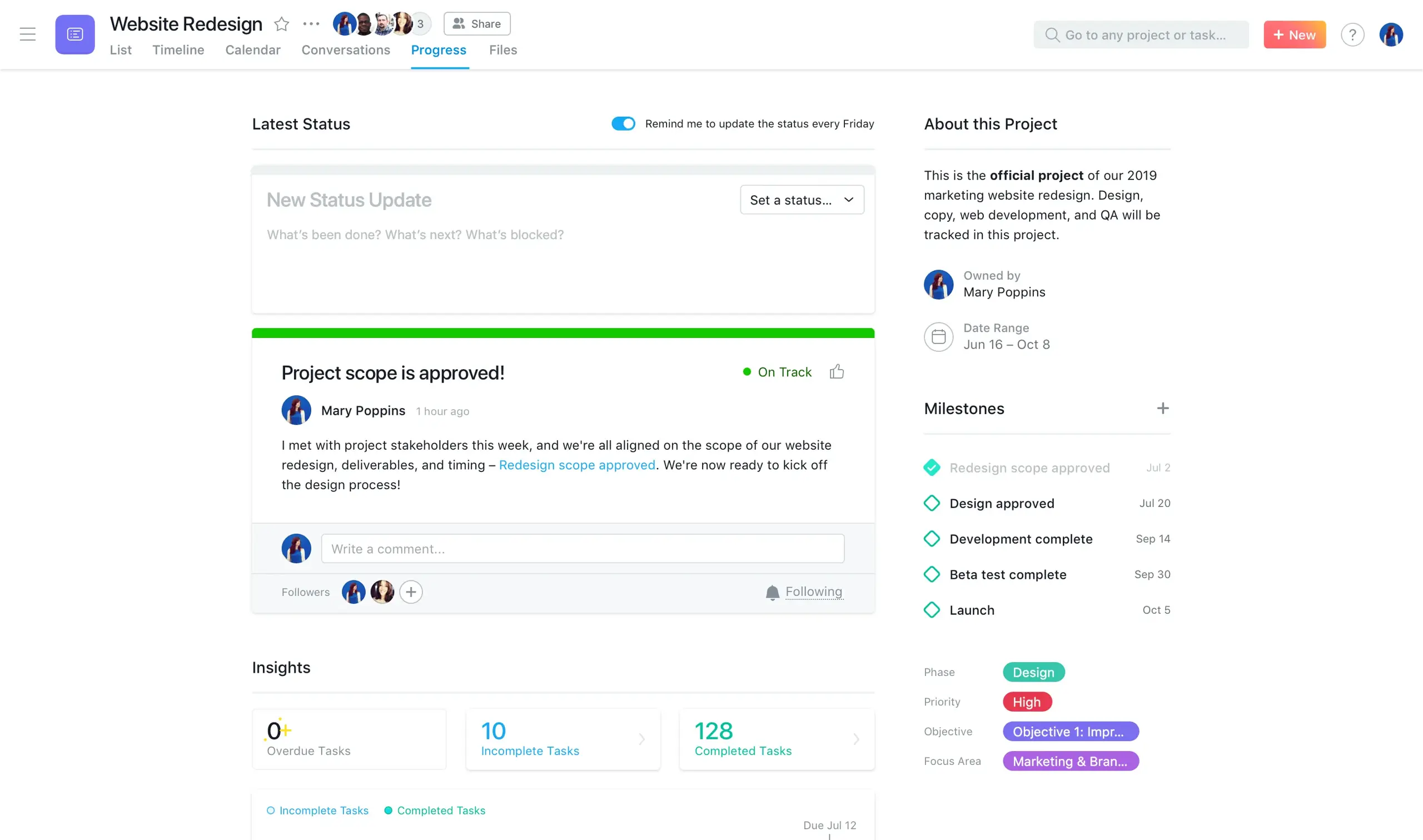 New: Asana’s Milestones help you visualize project progress • Asana New: Asana’s Milestones help you visualize project progress • Asana