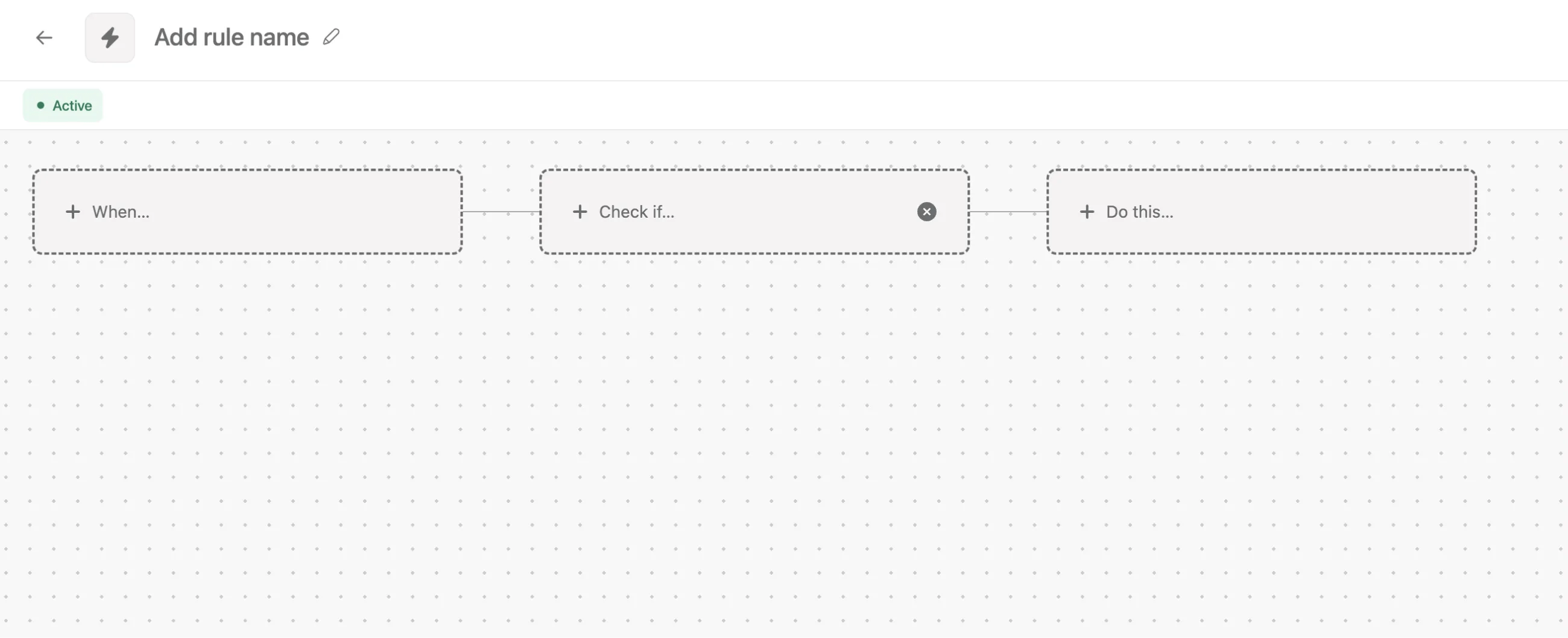 Conditions and branching in rules
