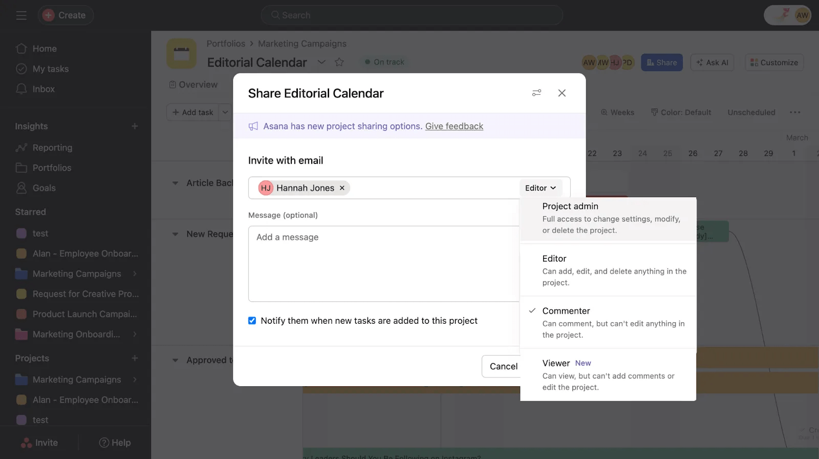 Viewer project access level