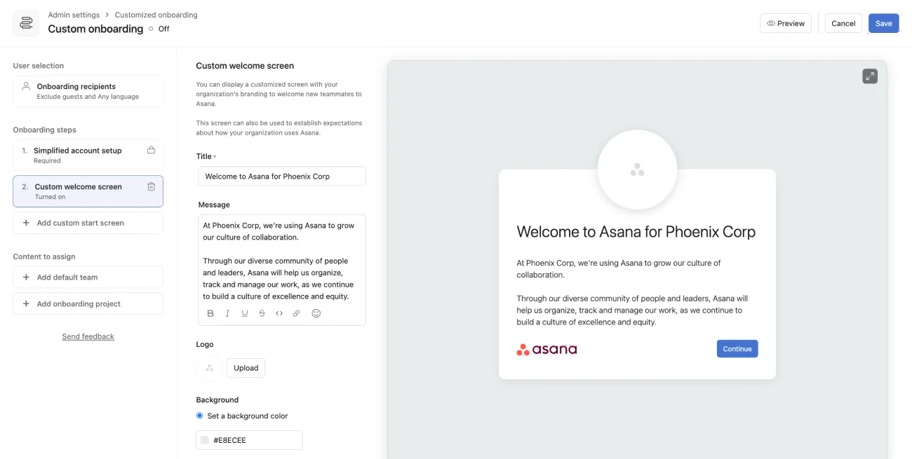 How to Set Up Your Organization