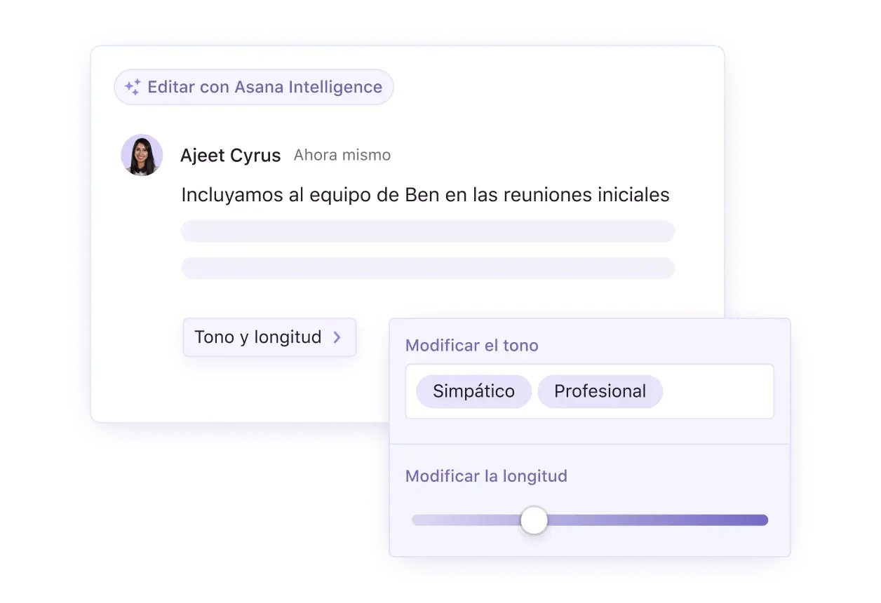 Asana Intelligence: IA para la gestión de proyectos y el trabajo • Asana