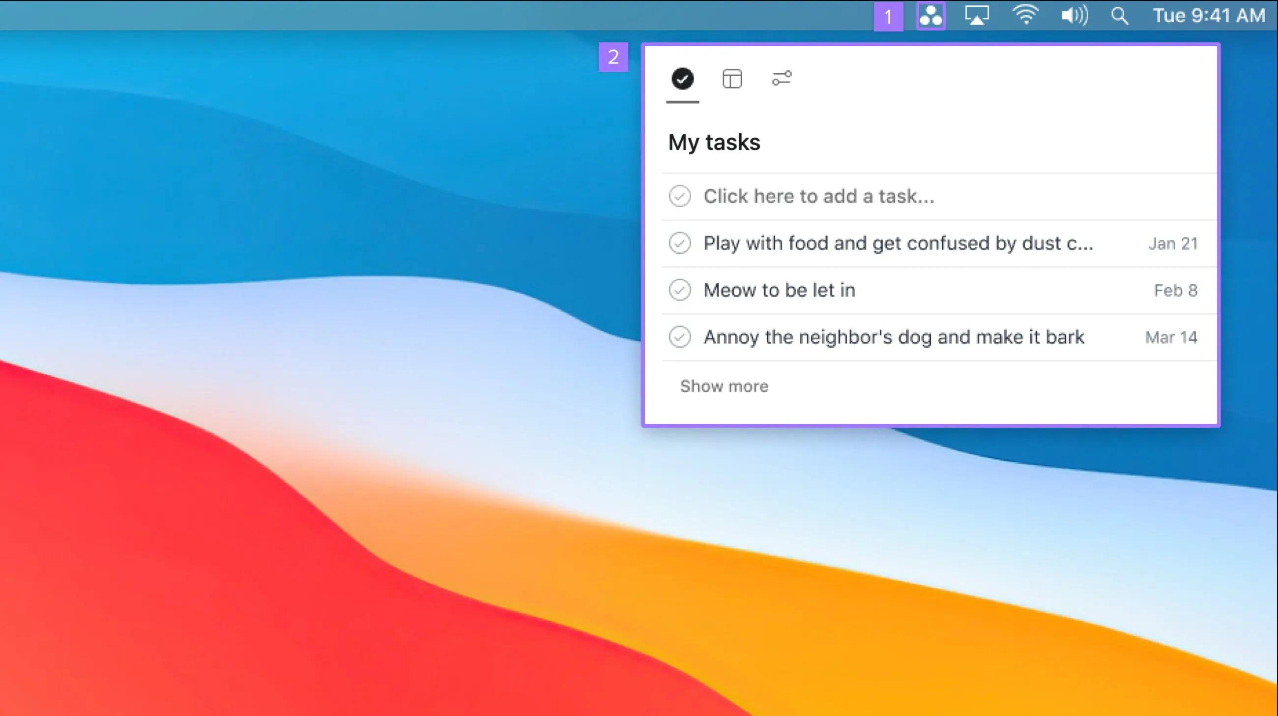 Aplikasi Asana desktop