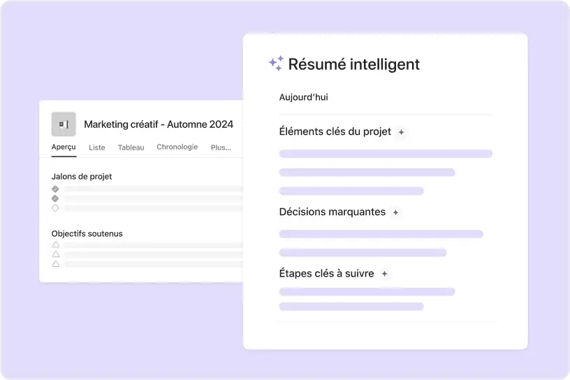 Nouveautés disponibles et à venir, mises à jour des produits • Asana