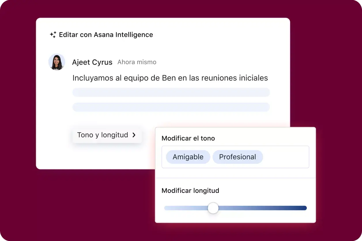 Asana Intelligence: IA para la gestión de proyectos y el trabajo • Asana