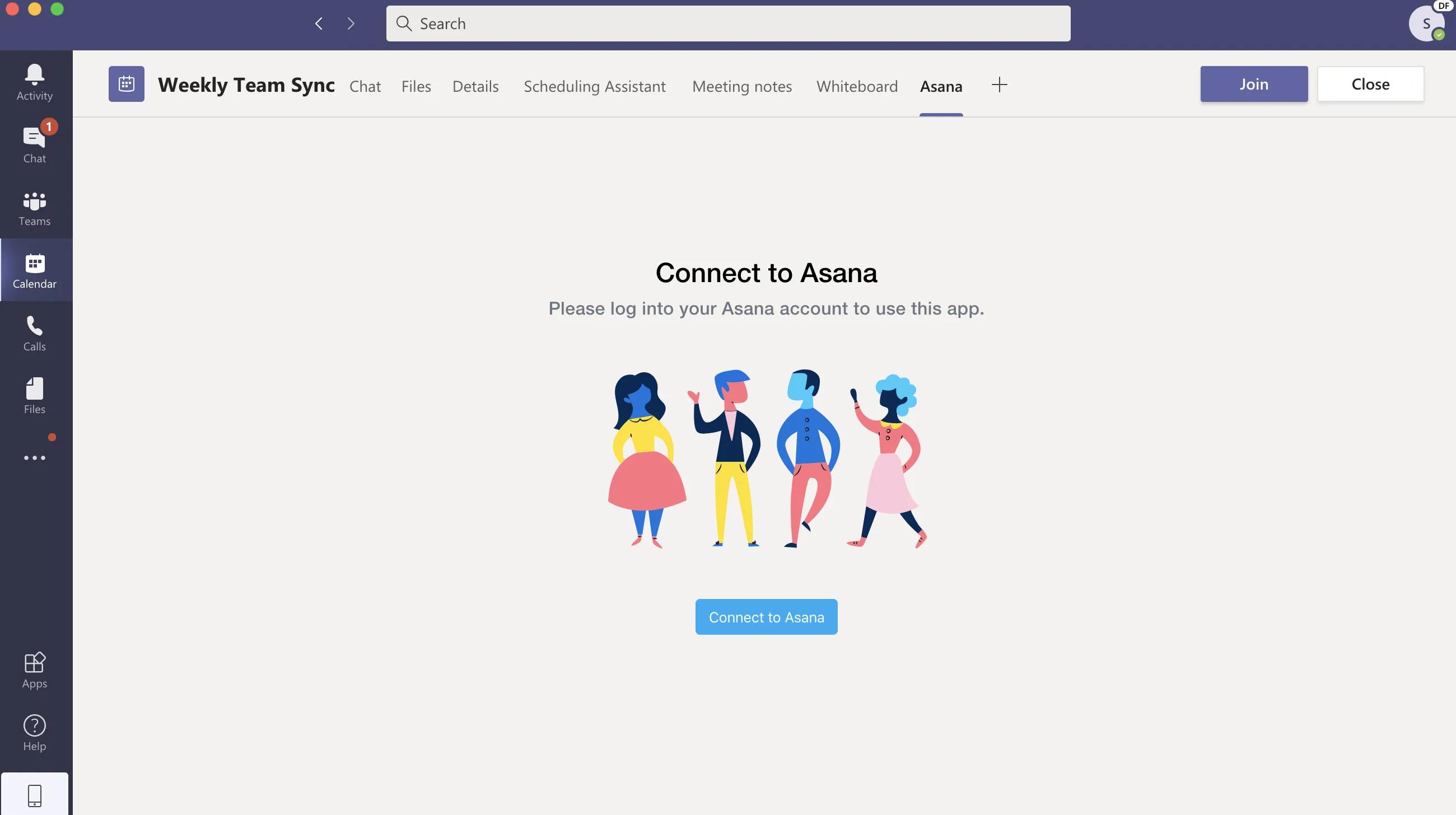 Microsoft Teams and Asana integration