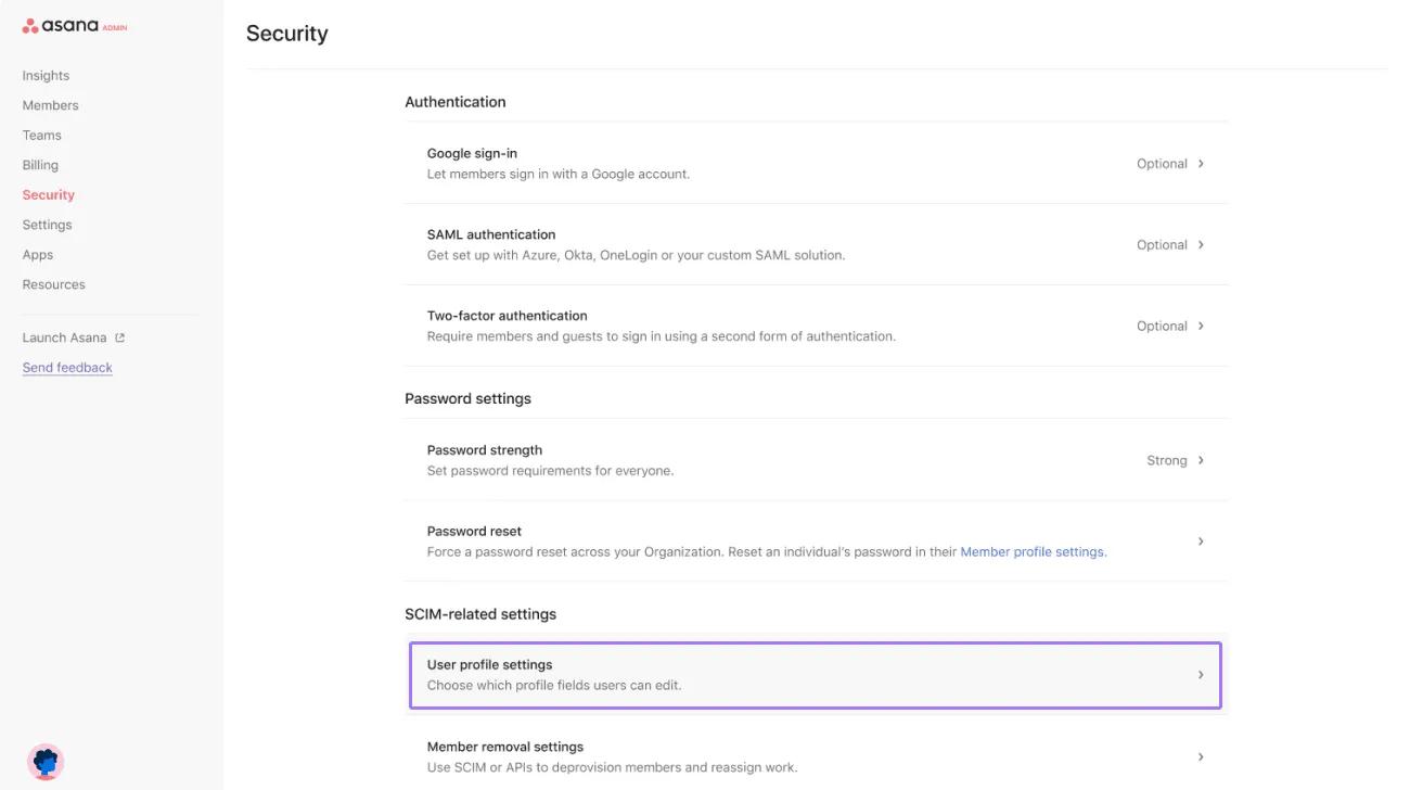 Profile field editability controls