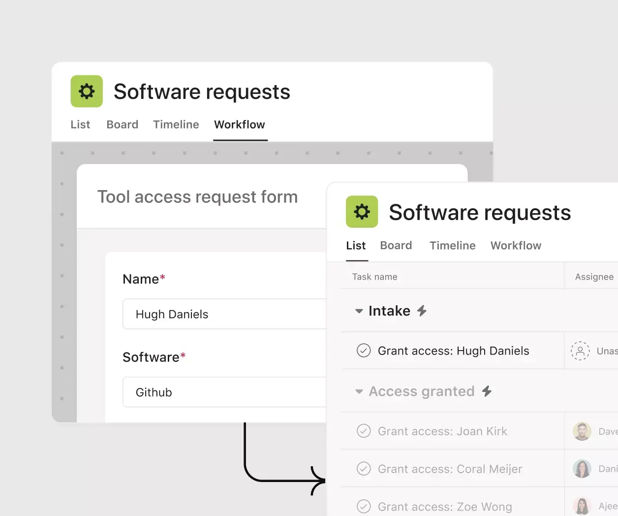 The flexible solution for enterprise companies • Asana
