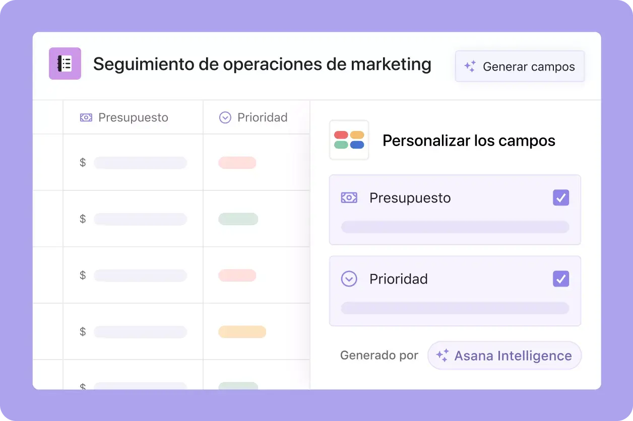 Asana Intelligence: IA para la gestión de proyectos y el trabajo • Asana