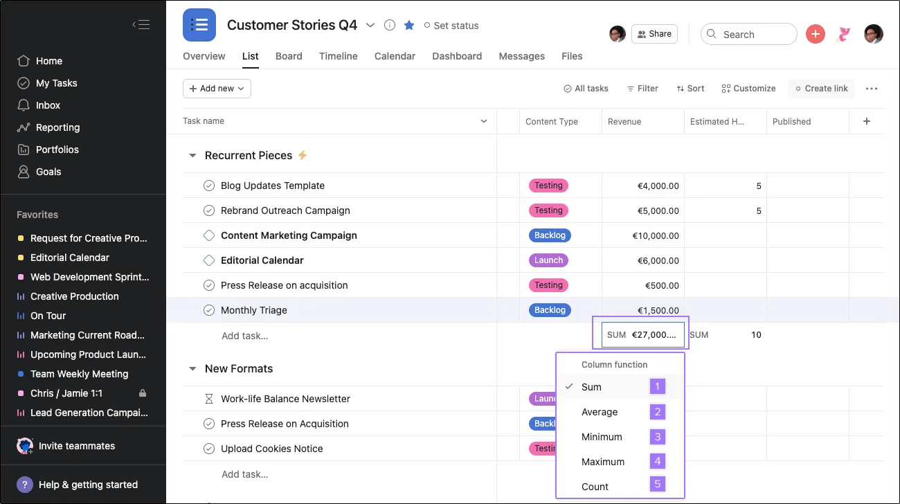Custom field types and limitations