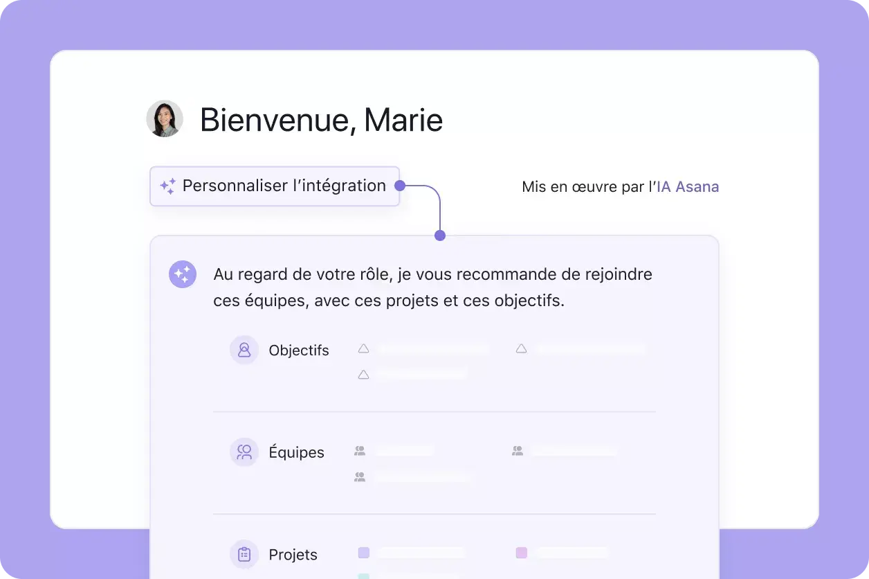 IA Asana - L’IA pour la gestion du travail et des projets • Asana