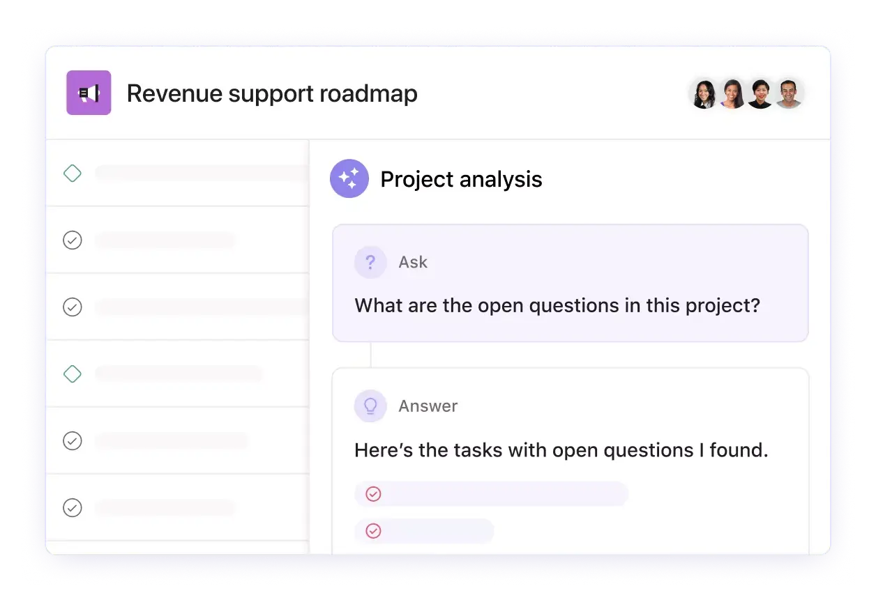 Asana Intelligence - AI for Work & Project Management • Asana