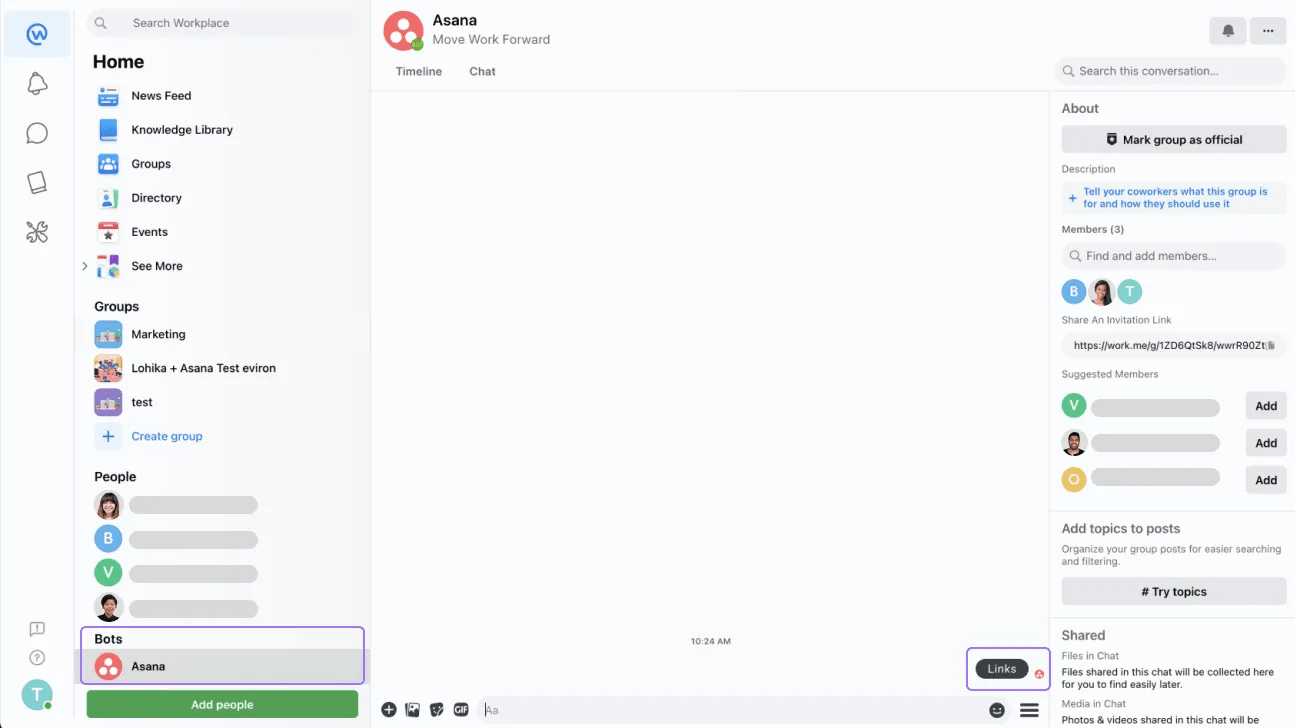 Asana and Workplace from Meta