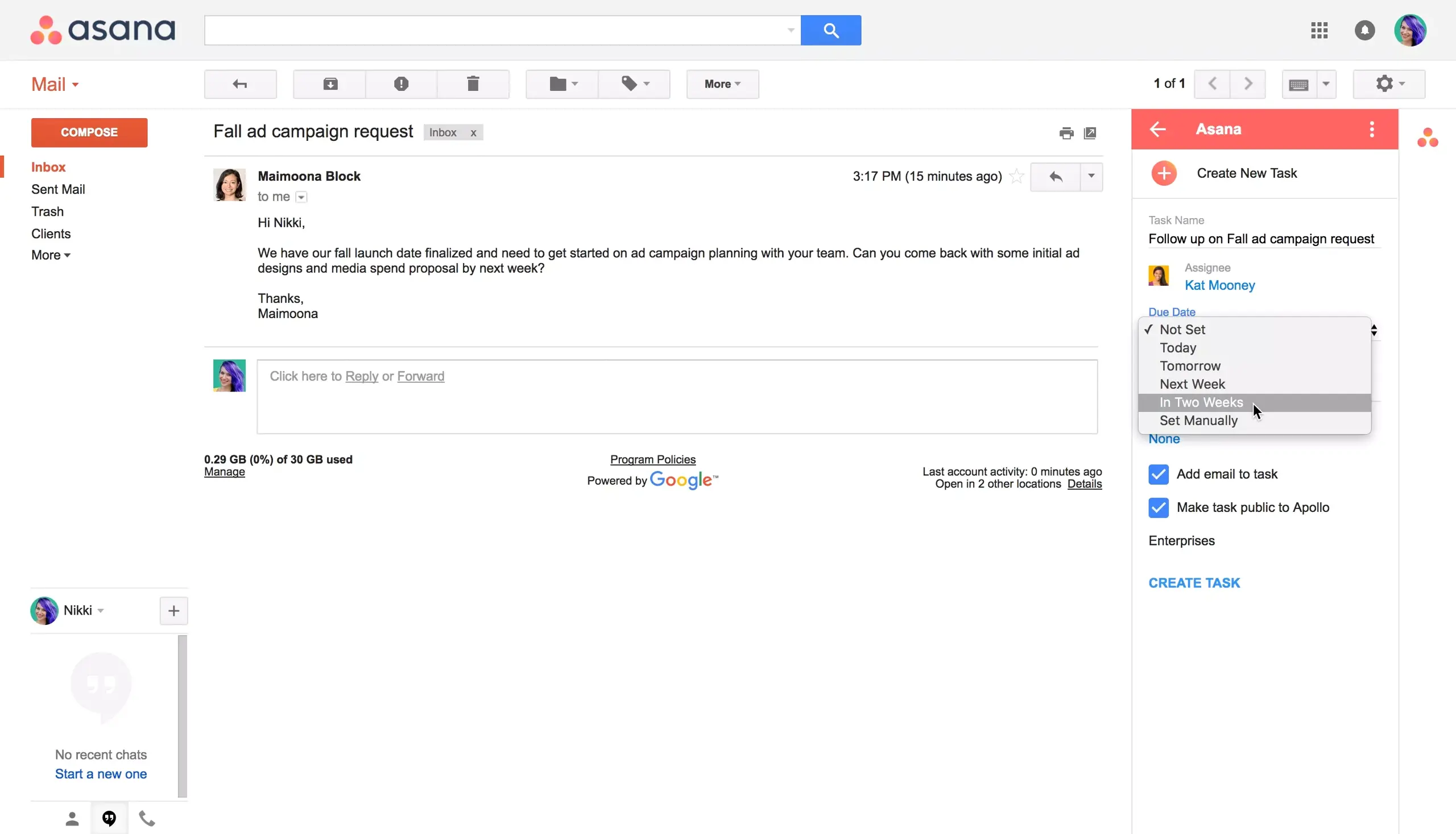 Turn Emails into Tasks with the New Gmail Asana Integration • Asana Turn Emails into Tasks with the New Gmail Asana Integration • Asana