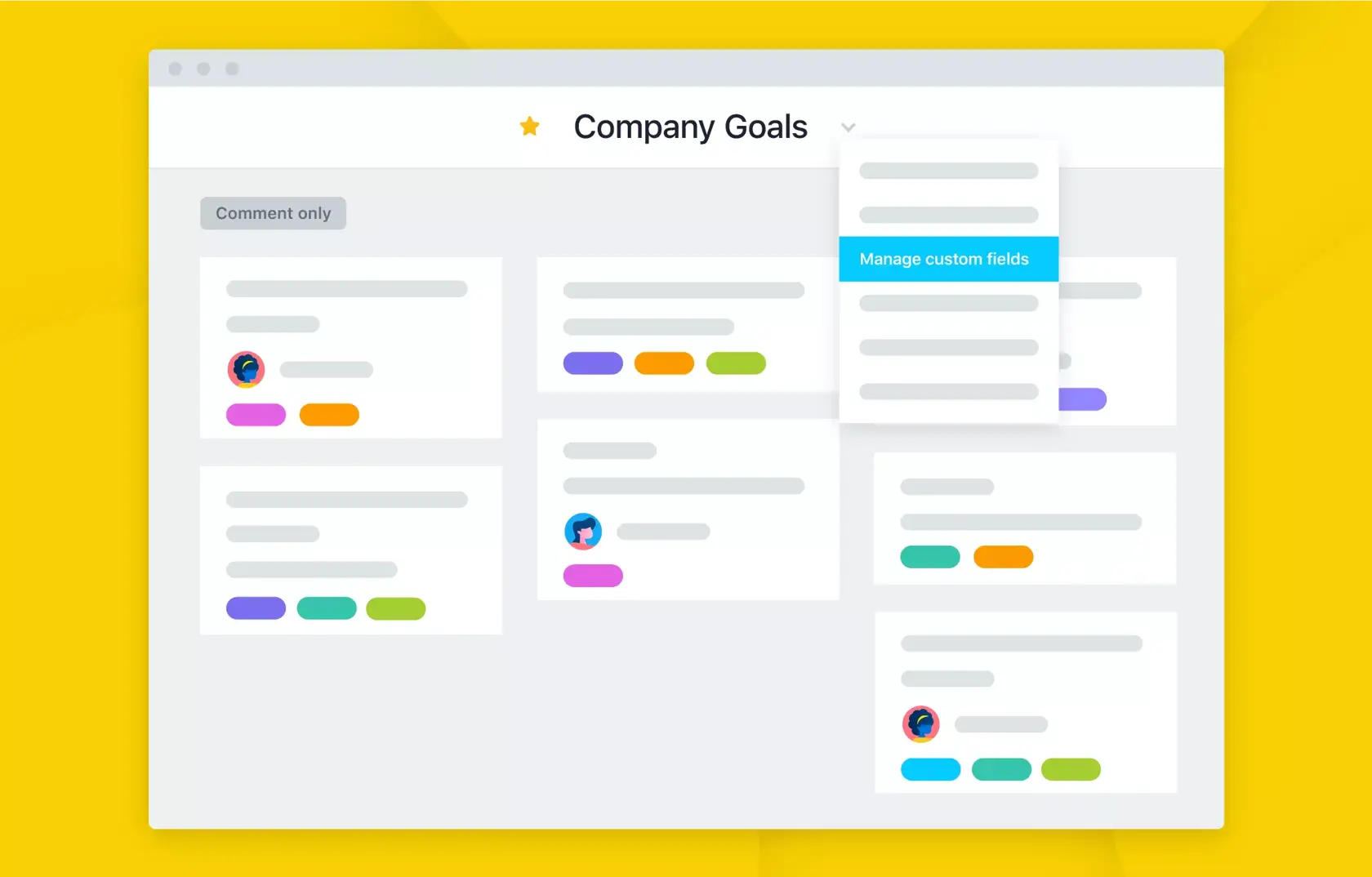 New for boards: custom fields and comment-only projects • Asana