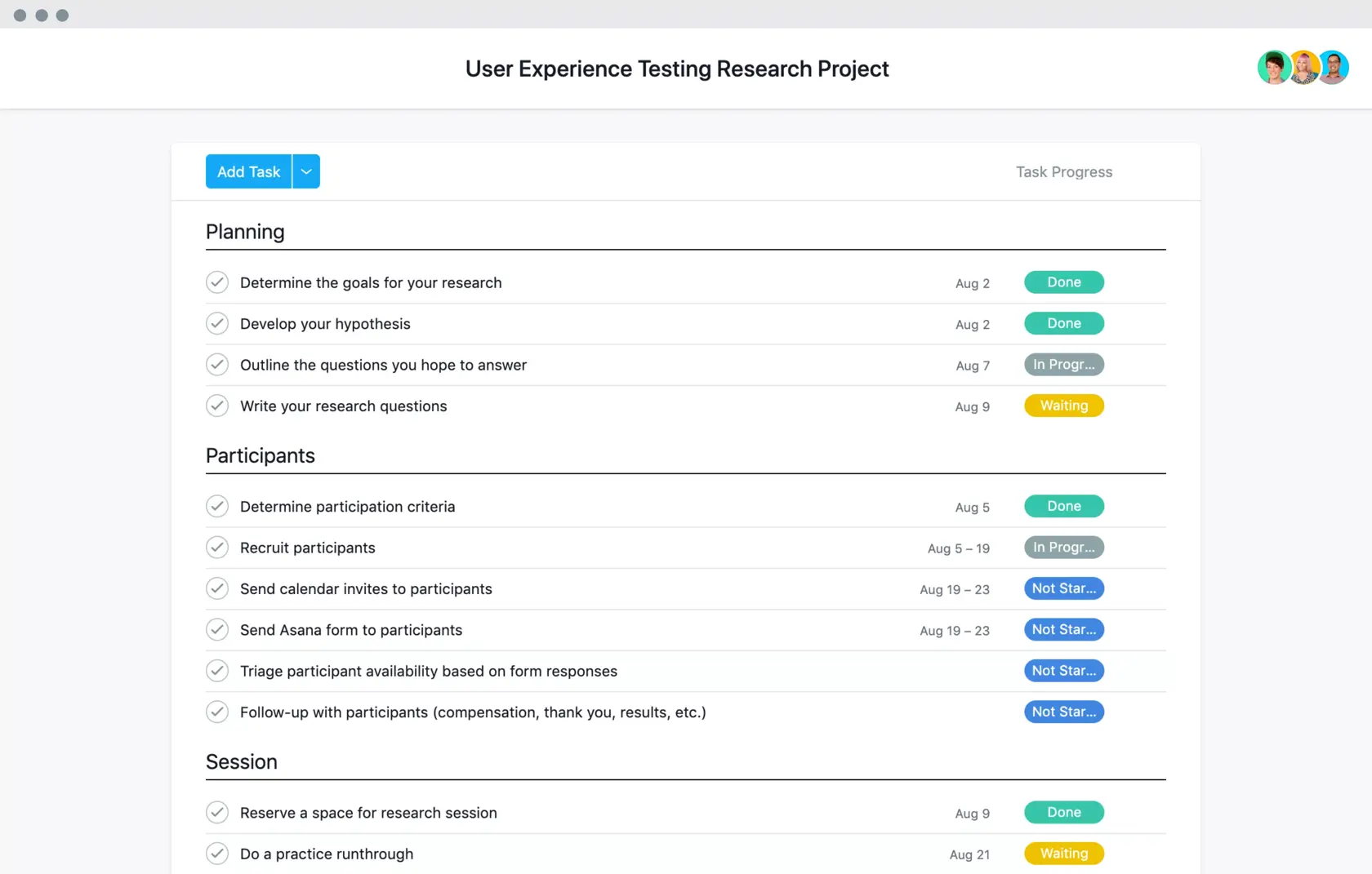 Free Usability Testing Template [2023] • Asana