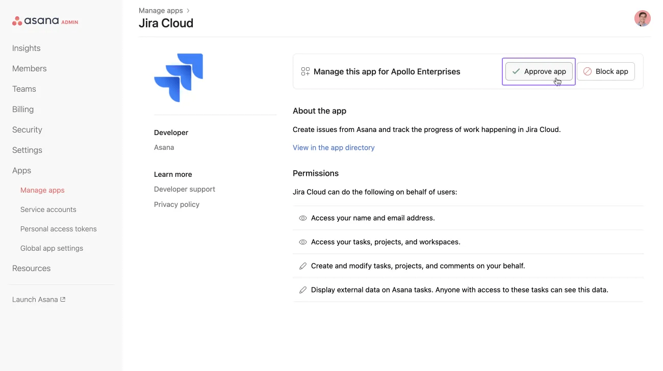 Manajemen dan integrasi app